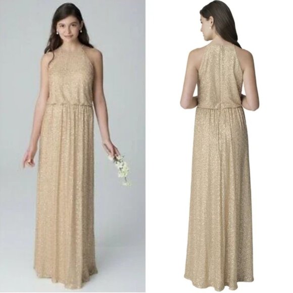 Bill Levkoff | Dresses | Bill Levkoff Sequin Formal Gown | Poshmark